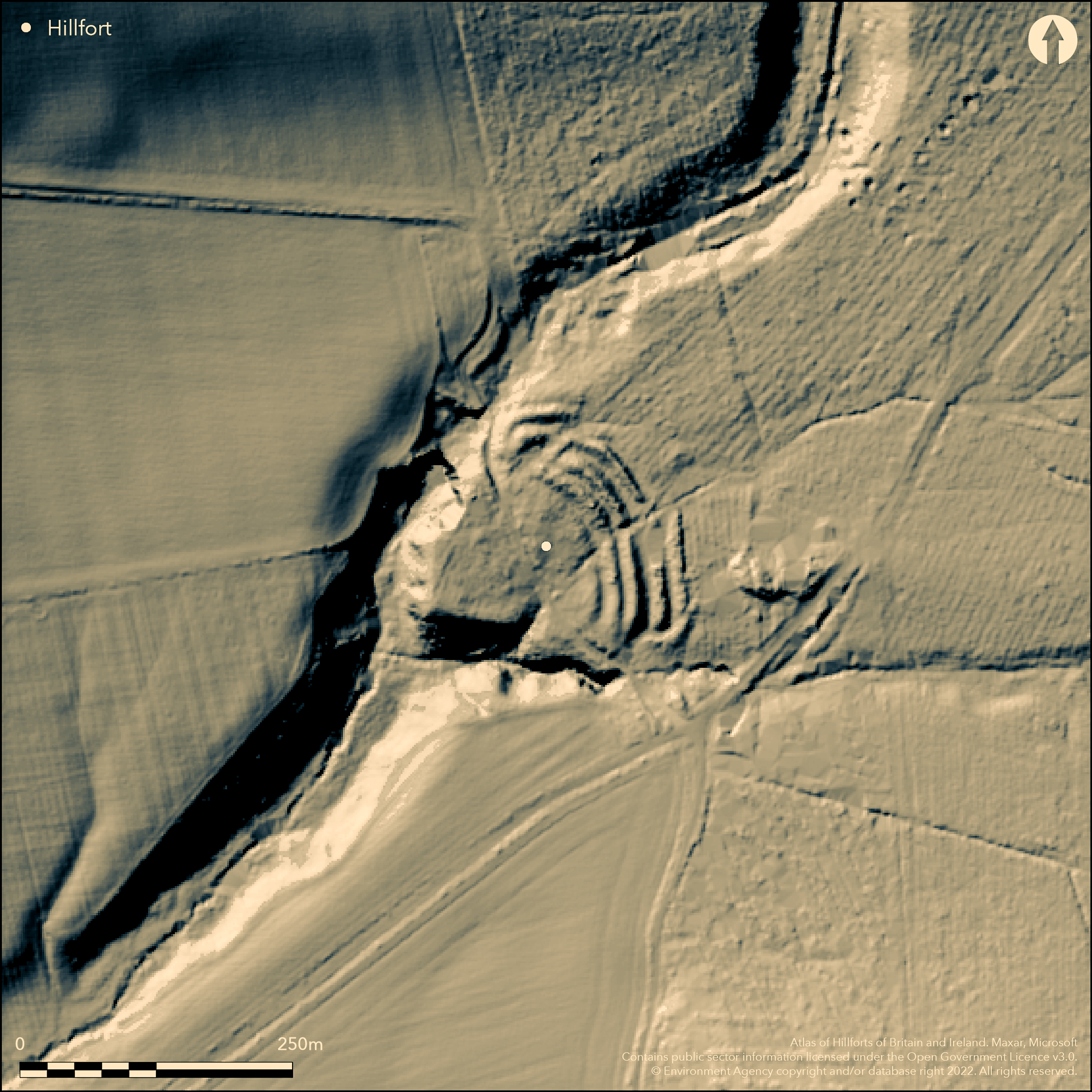Atlas of Hillforts: Roughting Linn Camp